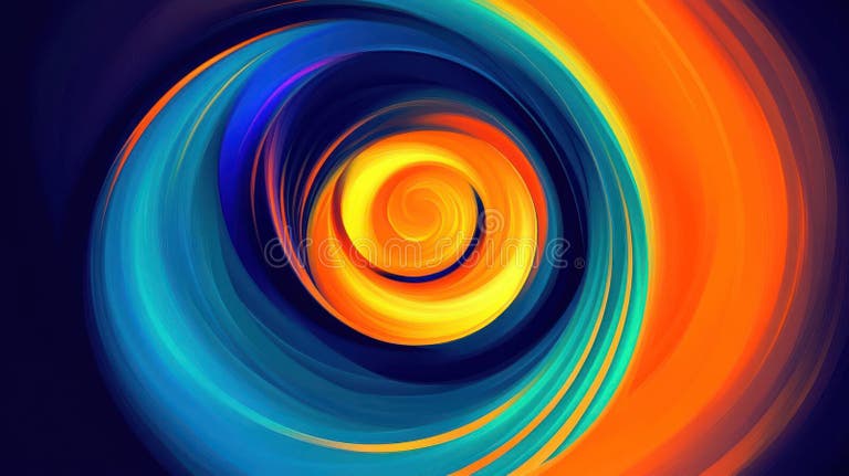 A Vibrant Swirl of Colors Creating a Dynamic, Abstract Visual ...