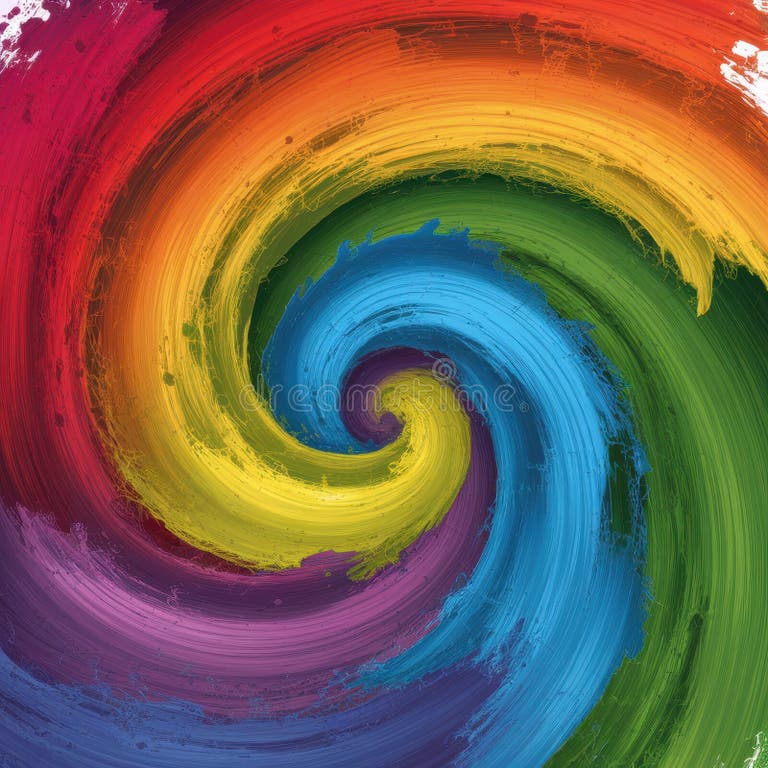 A Vibrant Swirl of Colors Creating a Dynamic and Energetic Visual Flow ...