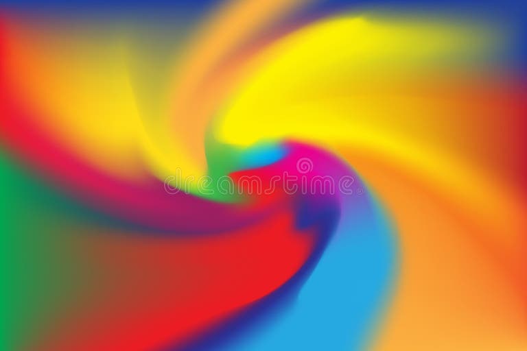 Vibrant Swirl Gradient Background. Abstract Color Wave EPS Vector Stock ...