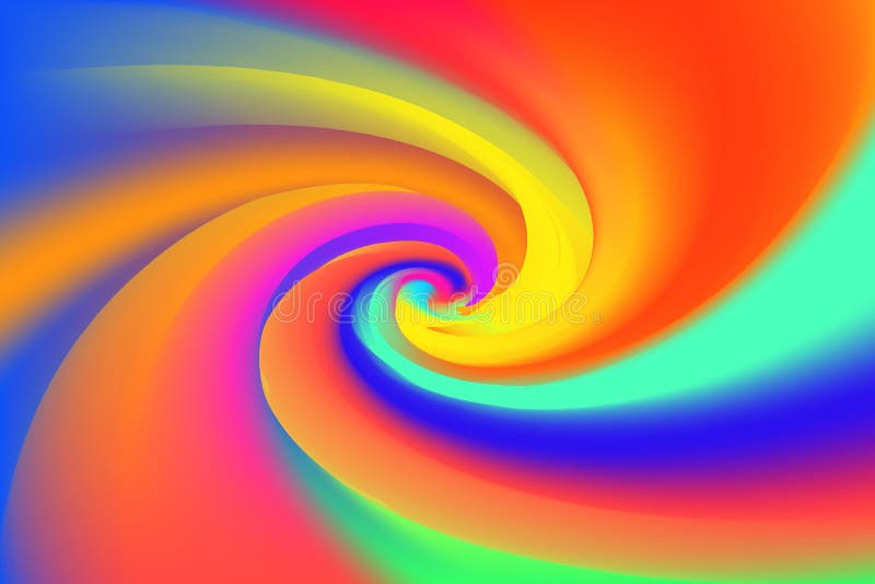 Vibrant Swirl Gradient Background. Abstract Color Wave EPS Vector Stock ...