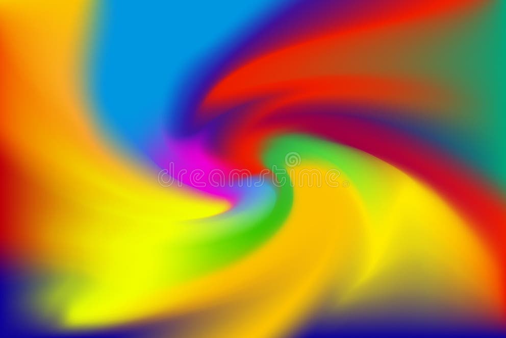 Vibrant Swirl Gradient Background. Abstract Color Wave EPS Vector Stock ...