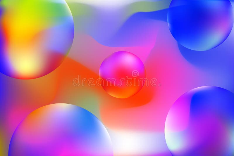 Vibrant Swirl Gradient Background. Abstract Color Wave EPS Vector Stock ...