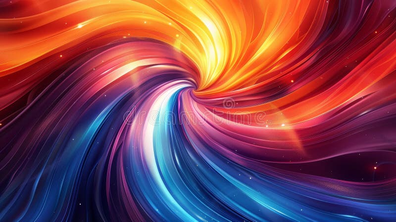 Vibrant Swirl Patterns for Creative Visuals Generative AI Stock ...