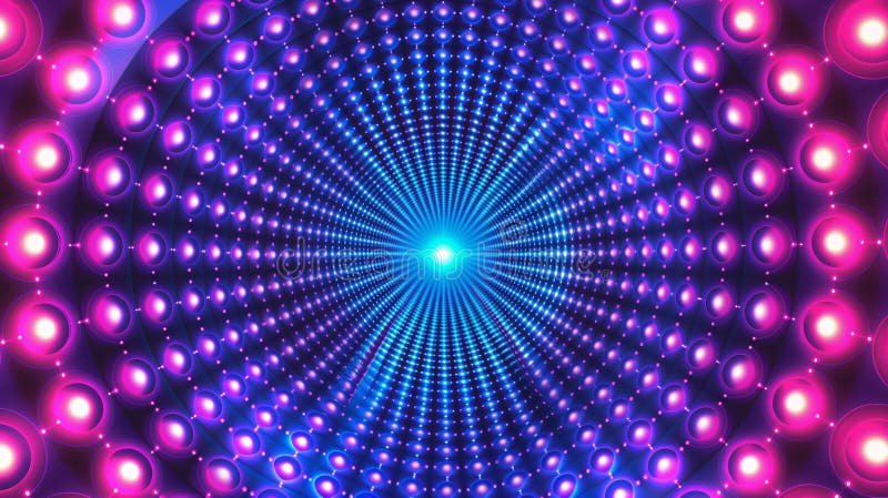 Vibrant Swirling Patterns in a Colorful Spiral with a Glowing Center ...