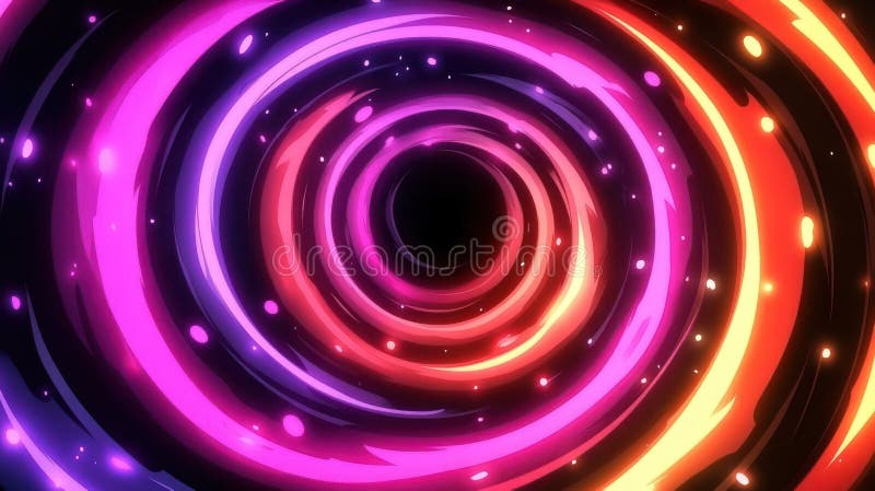 A Vibrant, Swirling Vortex of Colors Creating a Mesmerizing Visual ...