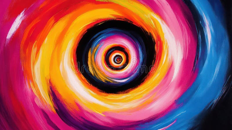 A Vibrant Swirling Vortex of Colors Creating a Mesmerizing Visual ...