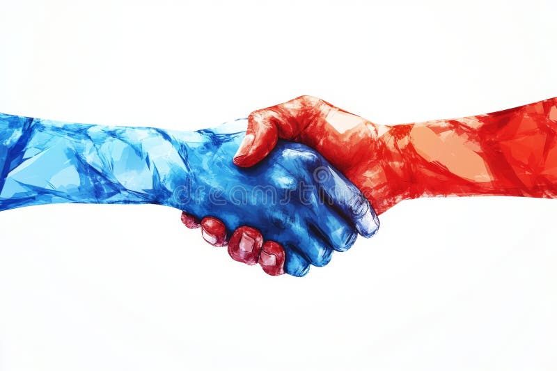 Interconnectedness of Human and Artificial Minds Stock Illustration ...