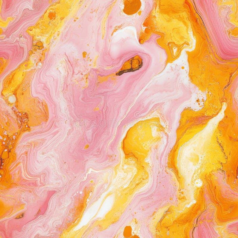 Vibrant Swirls of Pink and Yellow: Dynamic Abstract Patterns in Motion ...
