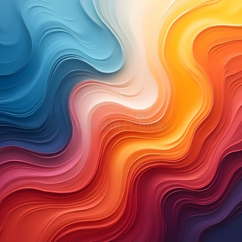 Vibrant, Swirly Abstract Background Featuring a Mesmerizing Blend Stock ...