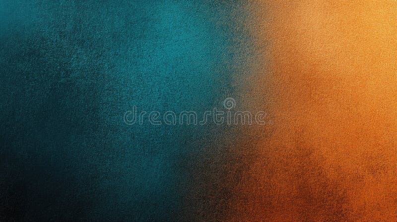 Teal and Orange Gradient Background with Smooth Texture Stock ...