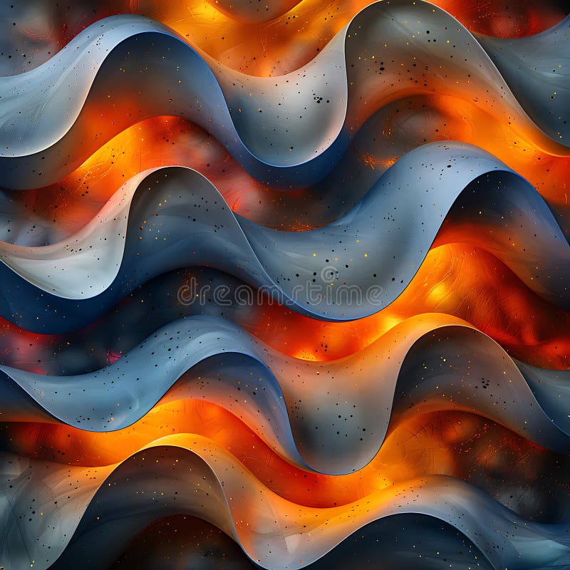 Vibrant Tech Fusion: Abstract Canvas with Electric Accents Stock Photo ...