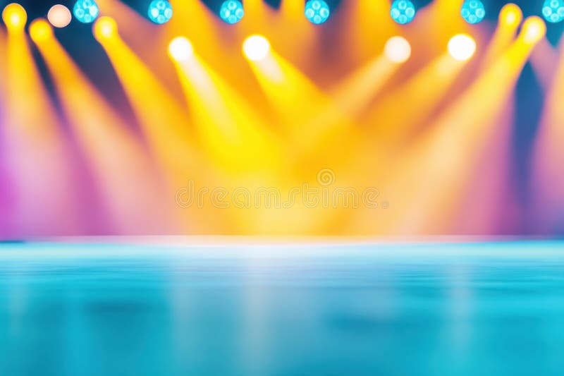 Vibrant Tech Product Launch Event Featuring a Striking Yellow Backdrop ...