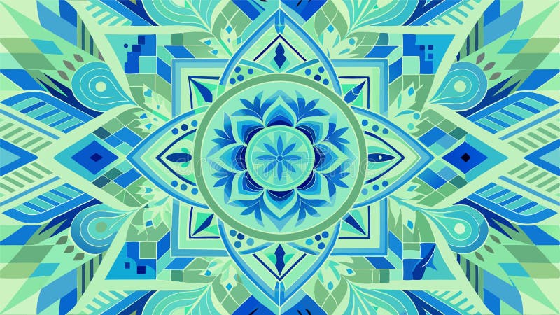 Vibrant Textile Design Intricate Geometric Patterns for a Modern ...