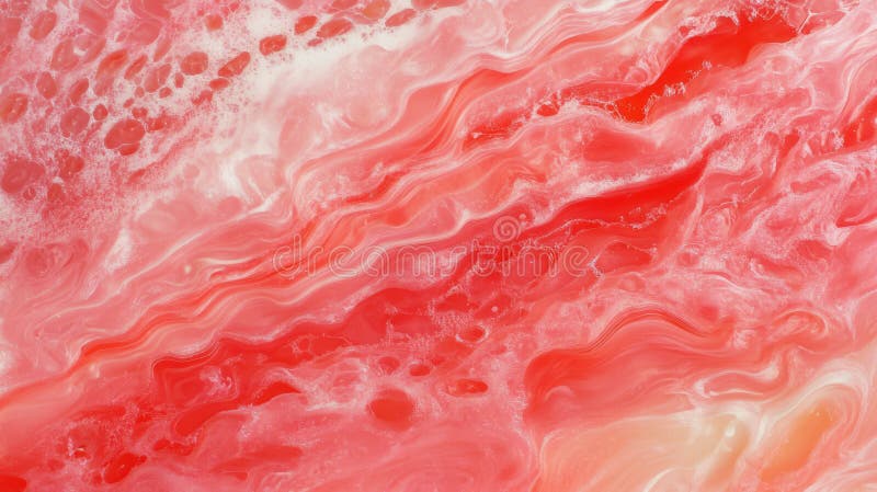Vibrant Texture of Strawberry Rhubarb Jam Swirls for Creative Design ...