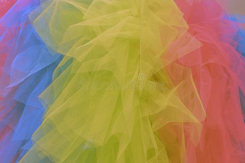 Vibrant Textured Net Fabric: Pretty Fabric with Different Colors and ...
