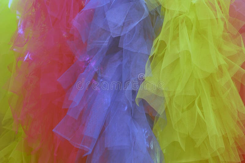 Vibrant Textured Net Fabric: Pretty Fabric with Different Colors and ...