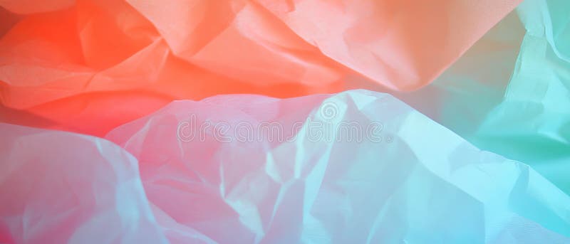 Vibrant Textures of Delicate Tissue Paper in a Blend of Colors Stock ...