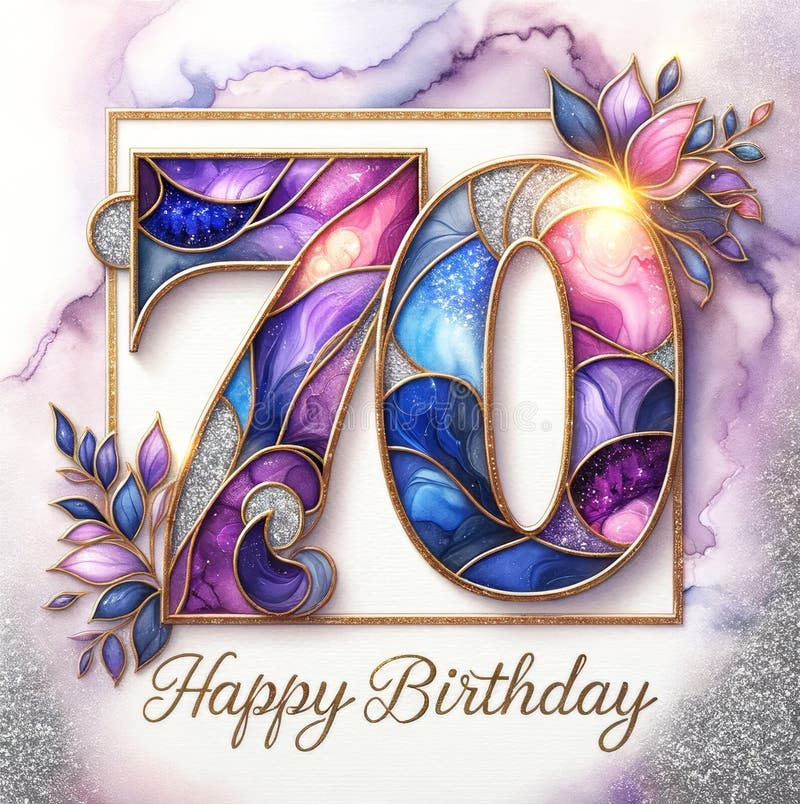 70th Birthday Stock Illustrations 3 281 70th Birthday Stock