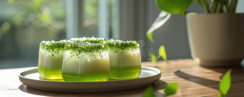 Delicious Thai Coconut Jelly with Aromatic Pandan Layers, Refreshing ...