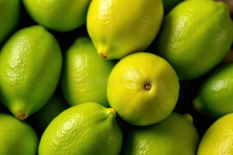 Vibrant Thai Lime-Infused Fruit Display Stock Illustration ...