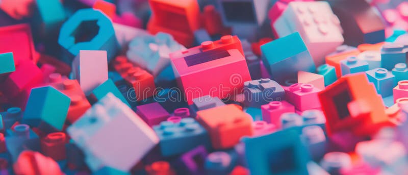 Vibrant Toy Brick Mosaics Create Dynamic and Colorful Pixelated Designs ...