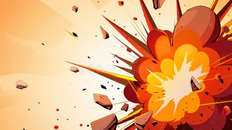 A Vibrant, Transparent Comic Book Explosion Template Perfect for ...