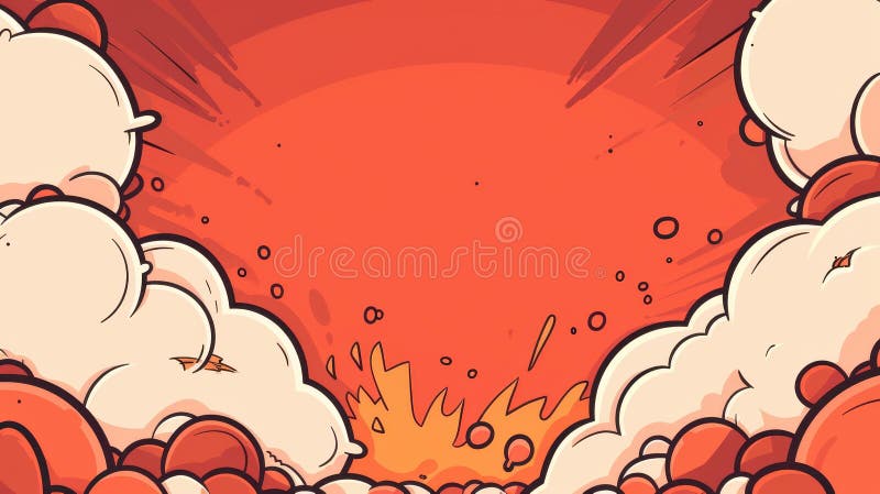 A Vibrant, Transparent Comic Book Explosion Template Perfect for ...