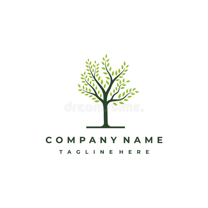 Vibrant Tree Logo Design, Tree Vector Illustration. Tree of Life Logo ...