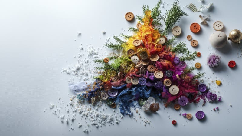 Creative Wooden Button Tree Art Display Home Decor Crafting Environment ...