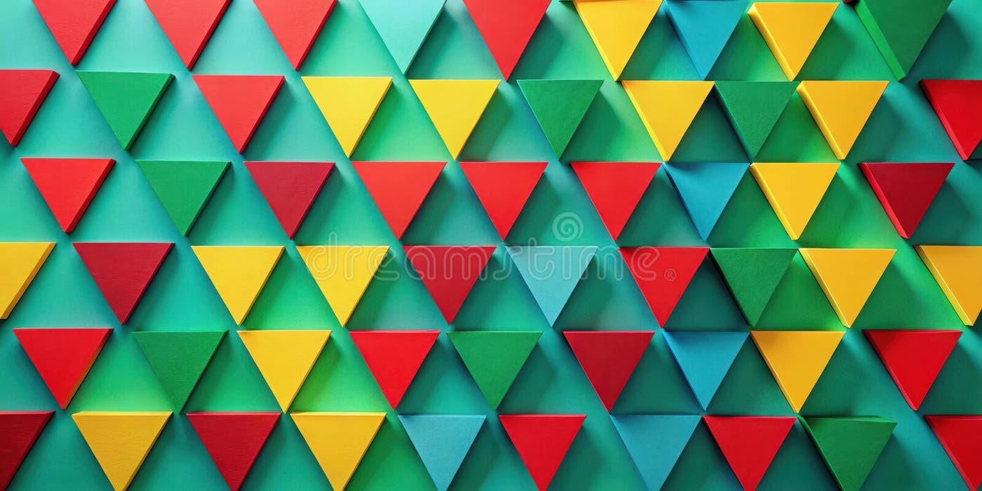 Colorful Red Blue Green Triangles Stock Illustrations – 15,503 Colorful ...