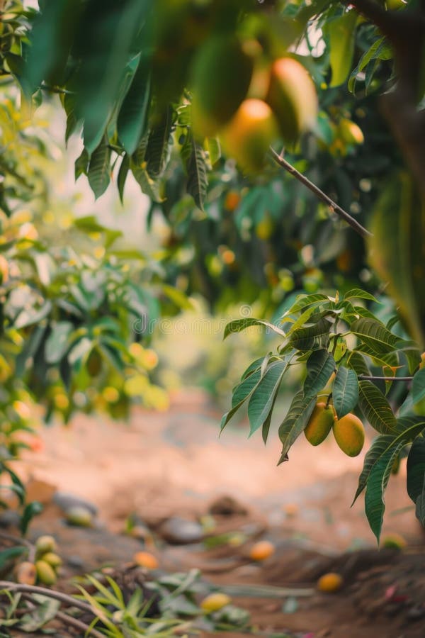 Mango Orchard stock photo. Image of fruit, healthy, agriculture - 363889954