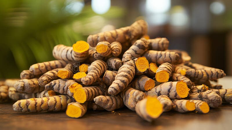 Vibrant Turmeric Roots and Black Pepper Combination for Culinary ...