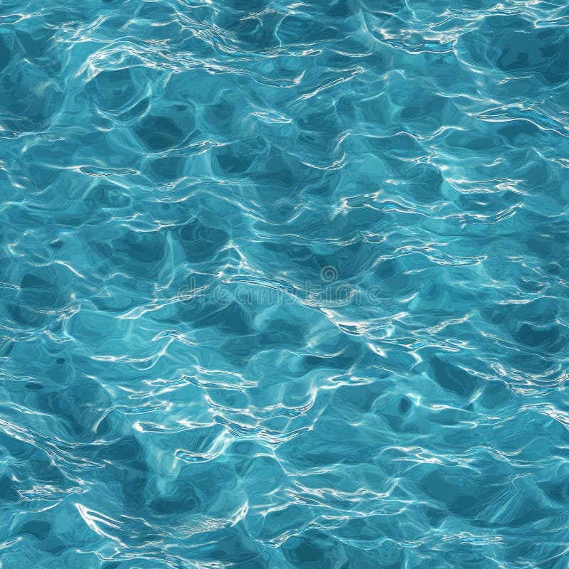 Vibrant Turquoise Ocean Waves Reflections in Sunlight Stock Photo - Image of nature, texture ...