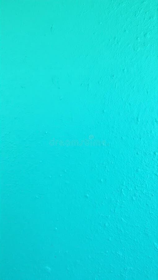 Vibrant Turquoise Stucco Wall with Textured Surface and Small Cracks ...