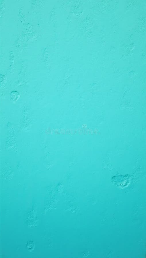 Vibrant Turquoise Stucco Wall with Textured Surface and Small Cracks ...