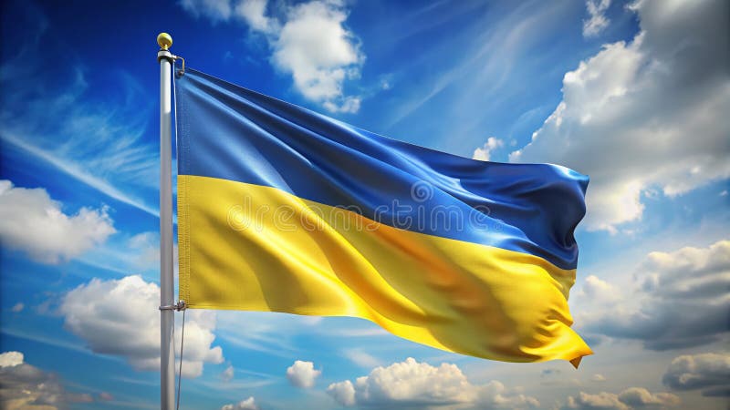 Vibrant Ukrainian Flag Image Pristine Quality for Printing and Web Use ...