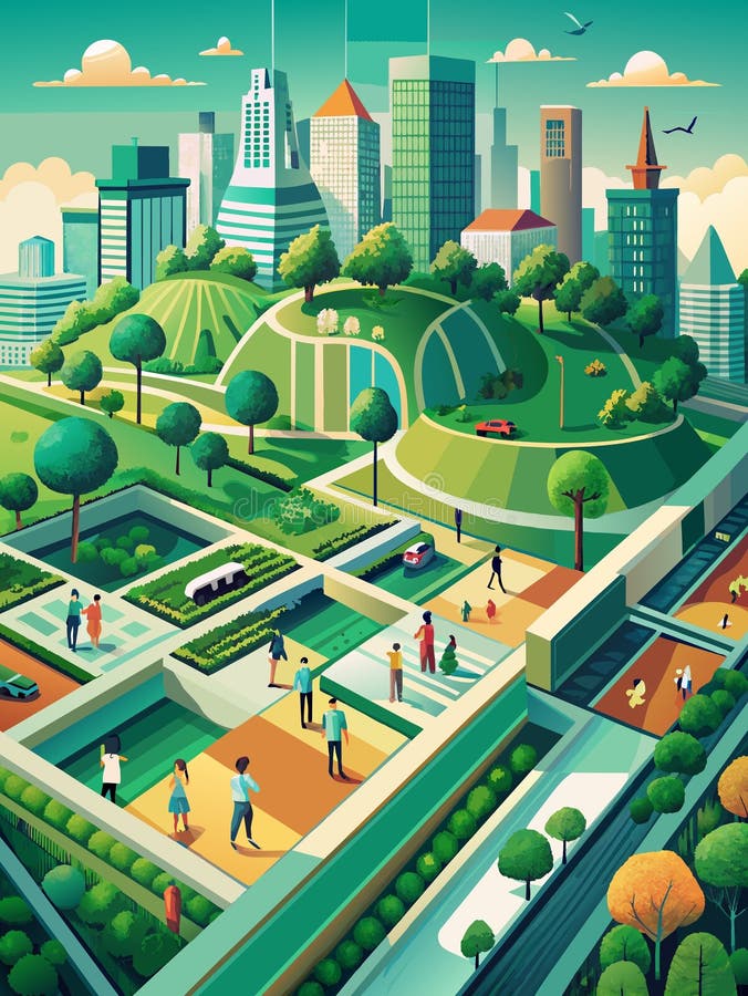 Urban Park Stock Illustrations – 94,932 Urban Park Stock Illustrations ...
