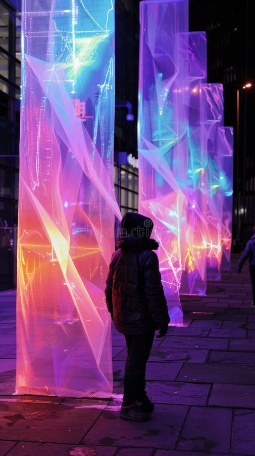 A Dynamic Performance Art Installation in an Urban Square Features ...