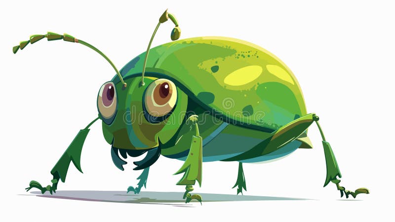 Vibrant Vector Cartoon Beetle Animation for Creative Designs Stock ...