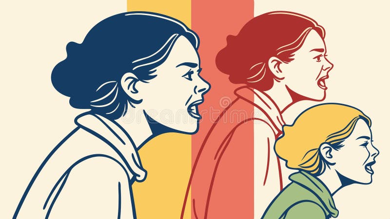 Diverse People Communicating, Symbolizing Dialogue Community, Vector ...