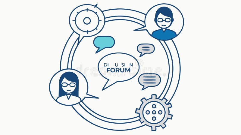 People Communication and Social Networking Concept, Vector Design ...