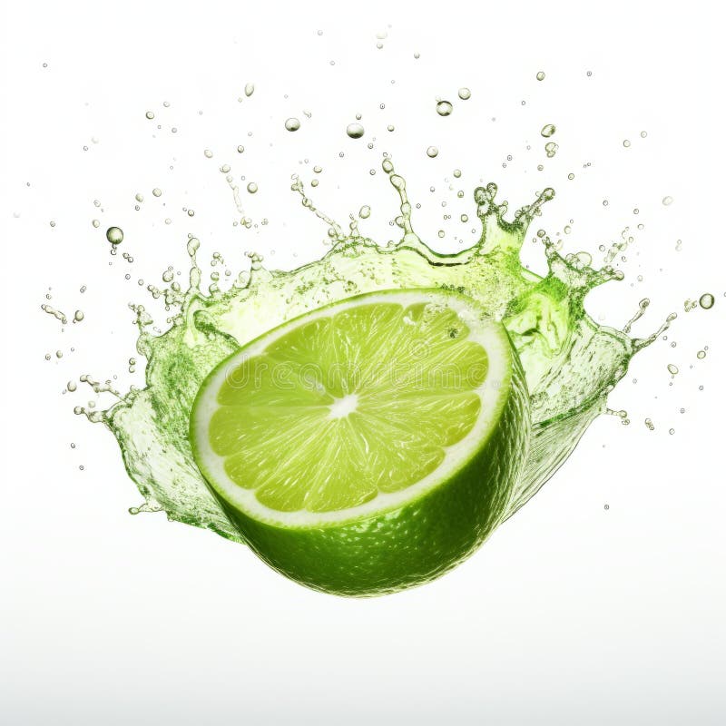Vibrant Lime Water Splash: Explosive Pigmentation for Innovative Design ...