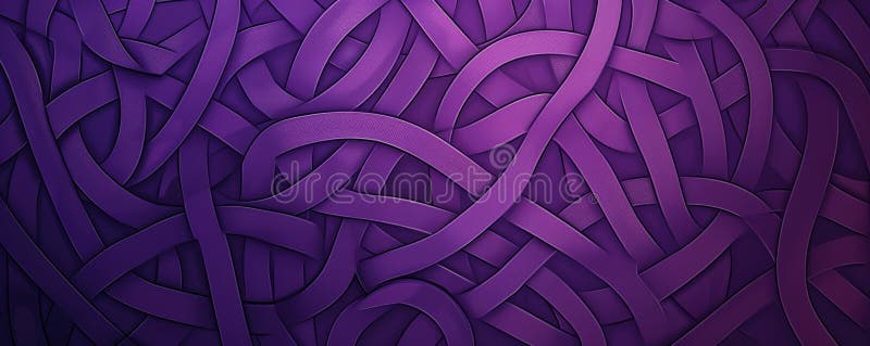 A Vibrant Violet Background with a Pattern of Interlocking Lines ...