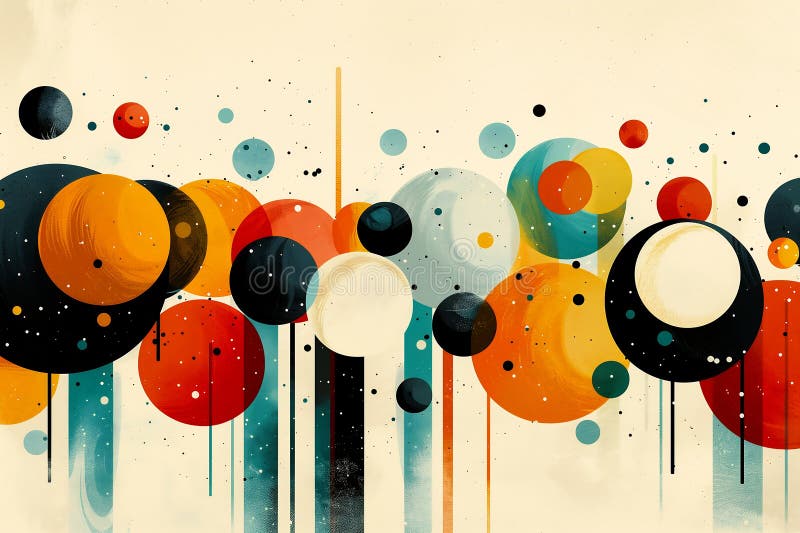 Vibrant Visions: Exploring the Dynamic World of Colorful Circles Stock ...