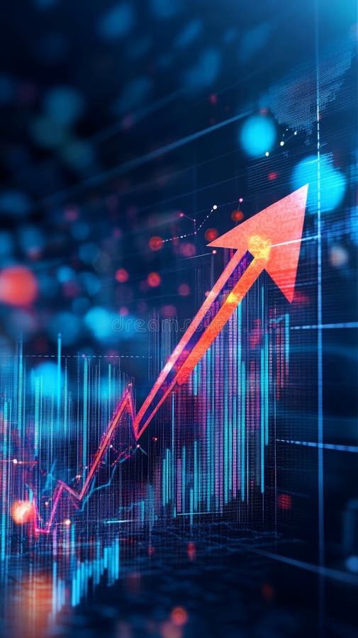 Visual Representation Global Data Trends Vibrant Digital Landscape ...