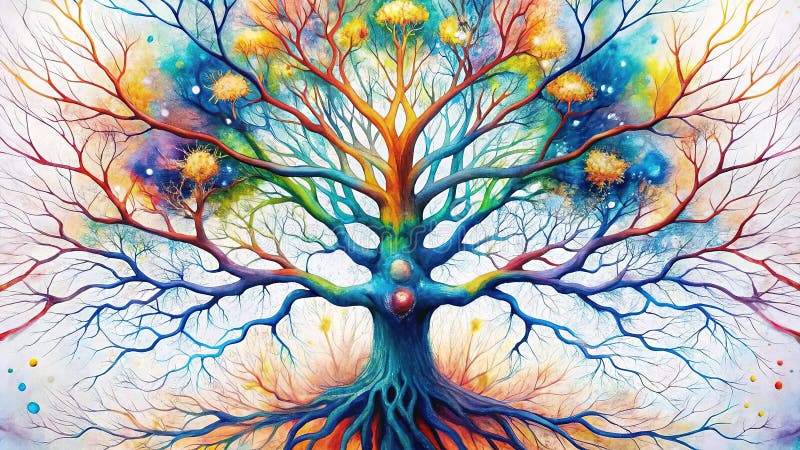 A Vibrant Visualization of the Neural Network Colorful Neuron Tree ...