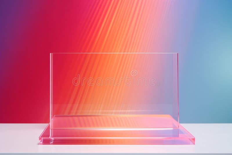 Vibrant and Vivid Abstract Backdrop Created with See-through and Stock ...