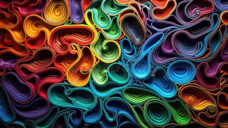 Vibrant Wall Poster Texture Stock Illustration - Illustration of ...