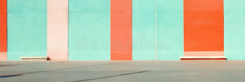 Vibrant Wall Texture Featuring Bold Contrasting Colors and Geometric ...