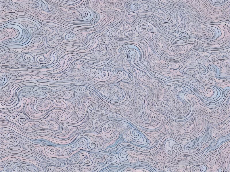 A Vibrant Wallpaper Featuring Lavender Colors Pattern Abstract Waves ...